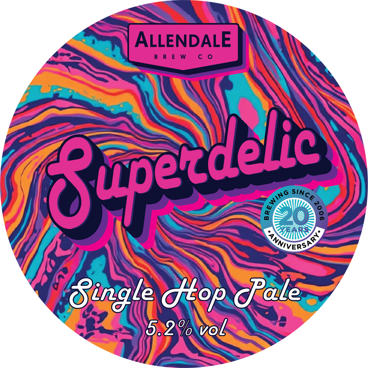 Superdelic 5.2% – Allendale Brewery
