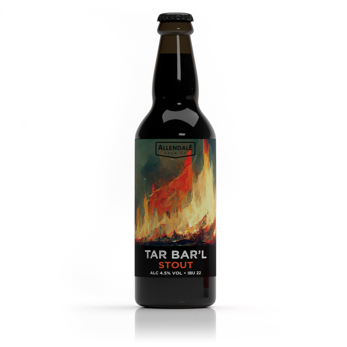Tar Bar'l 4.5% - 500ml Bottle – Allendale Brewery