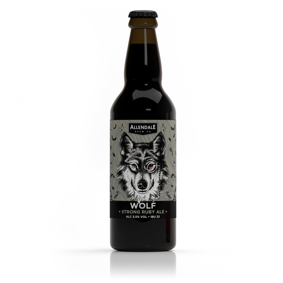 Wolf 5.5% - 500ml Bottle – Allendale Brewery